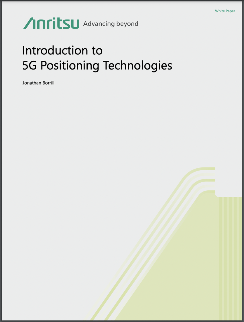 20230222 Anritsu 5G Positioning White Paper Confirmation
